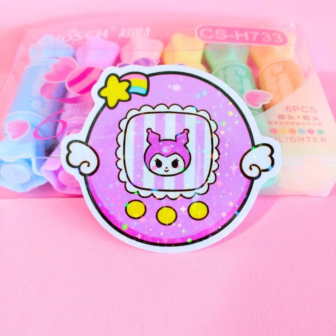 Purple Bunny Japanese Toy Sticker-cute Bunny Sticker-magical Sticker ...