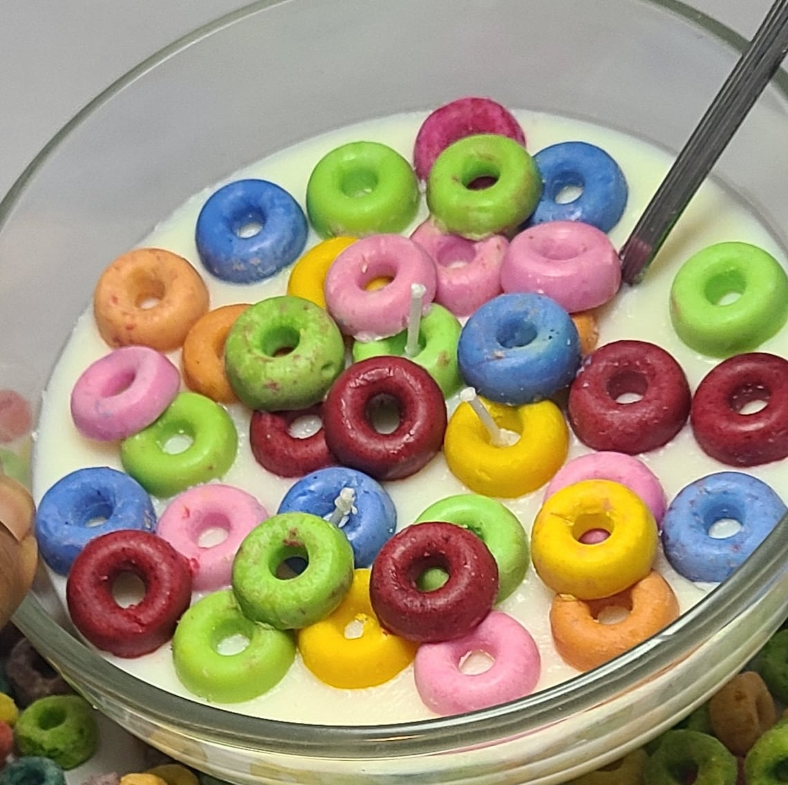 Fruit Loop Cereal Candle - Etsy