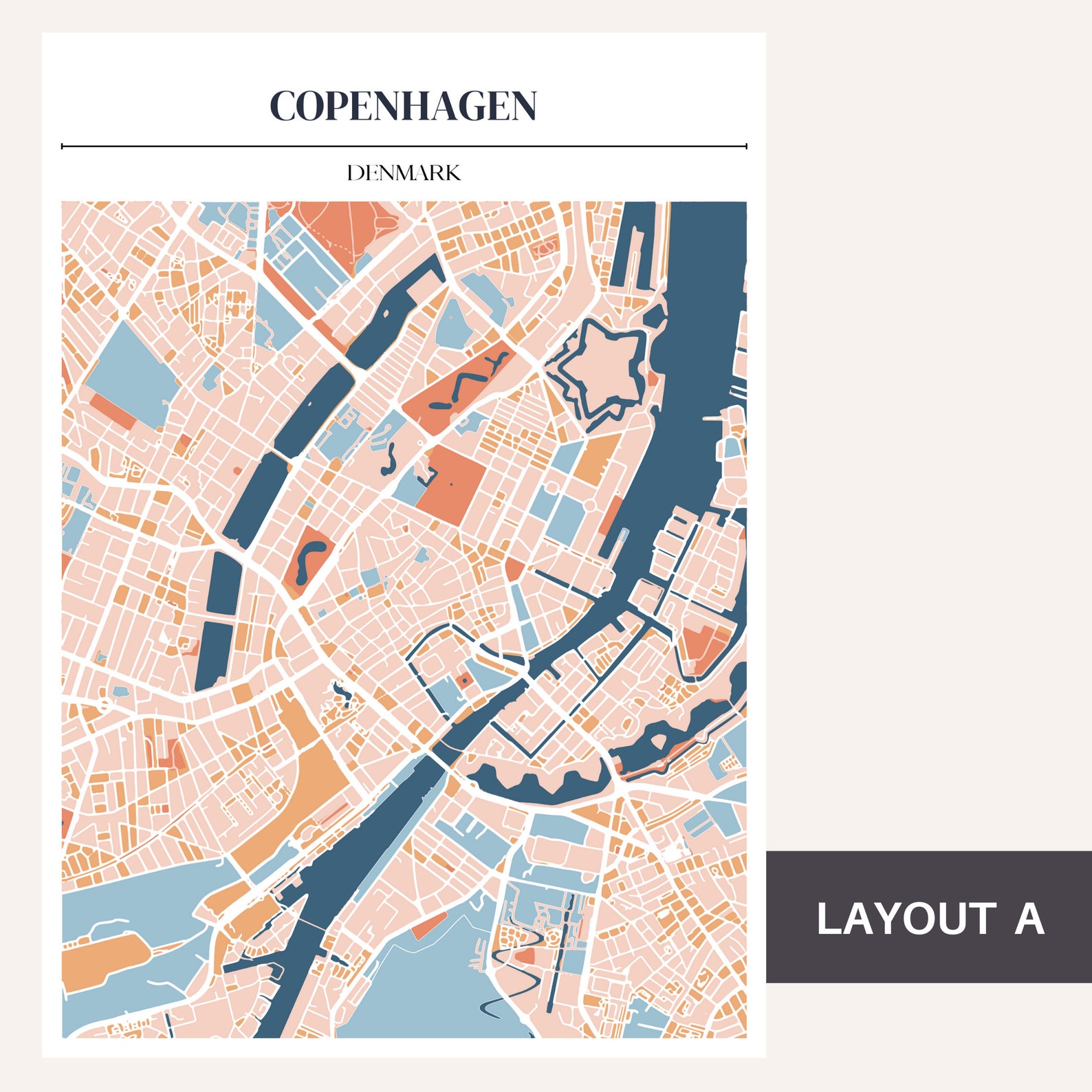 Custom City Map Print City Map Digital Print Custom Map - Etsy