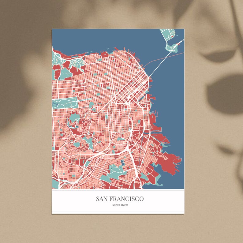 Custom City Map Print City Map Digital Print Custom Map - Etsy