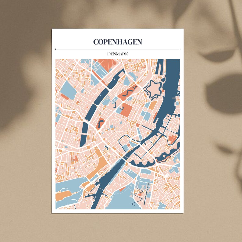 Custom City Map Print City Map Digital Print Custom Map - Etsy