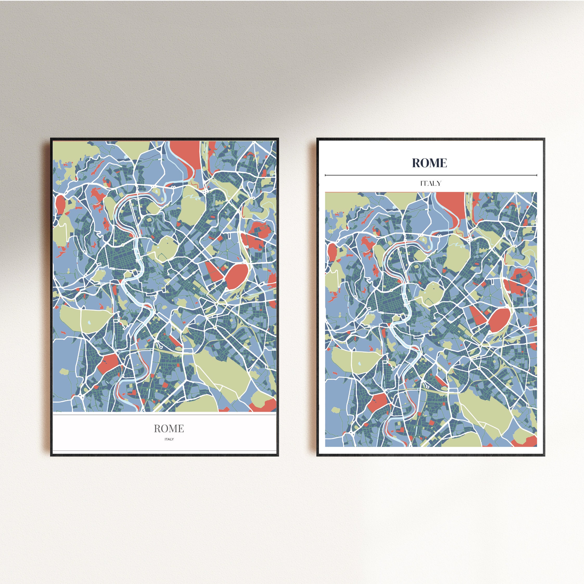 Custom City Map Print, City Map Digital Print, Custom Map Gift ...