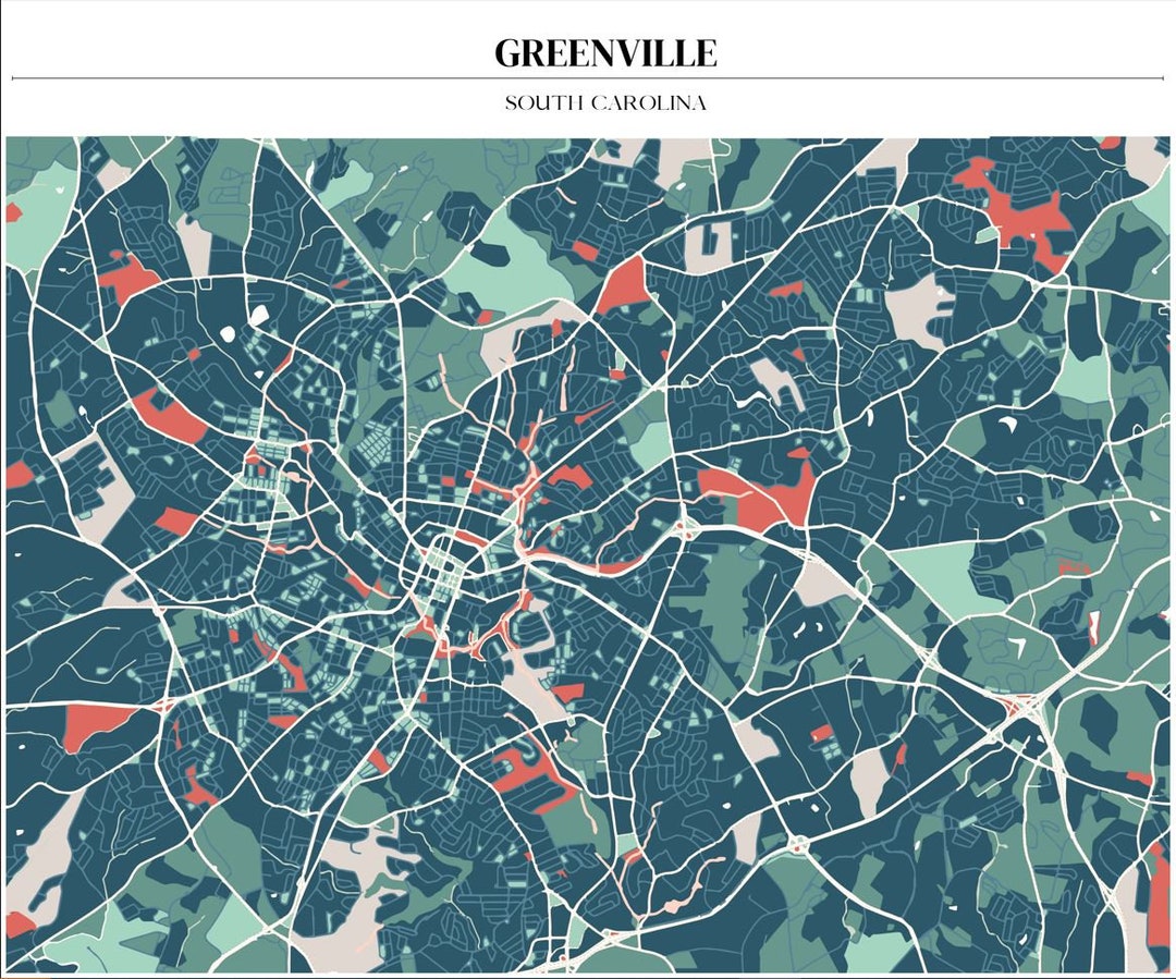 Digital Graphic License, Custom City Map Print, City Map Digital Print ...