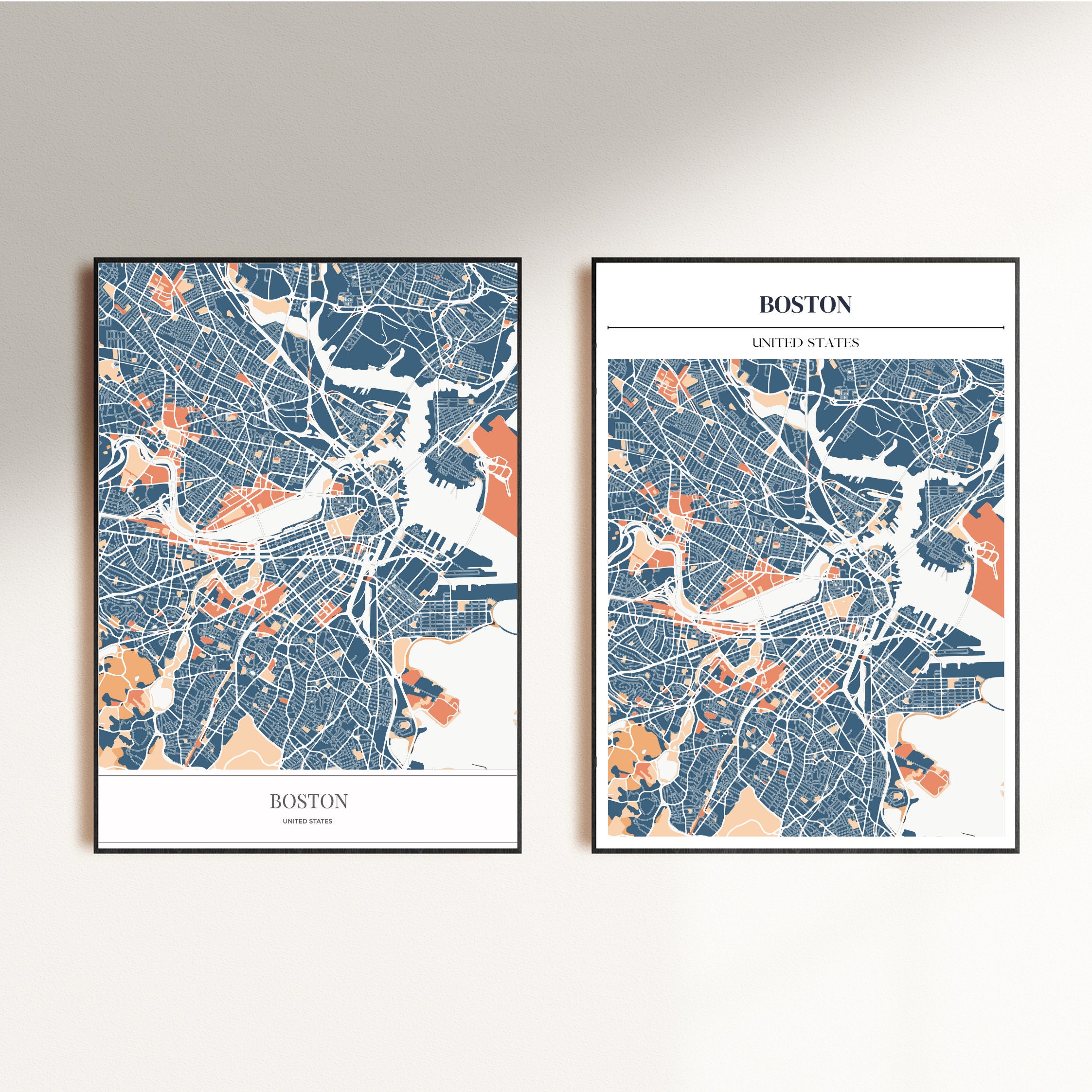 Custom City Map Print City Map Digital Print Custom Map - Etsy
