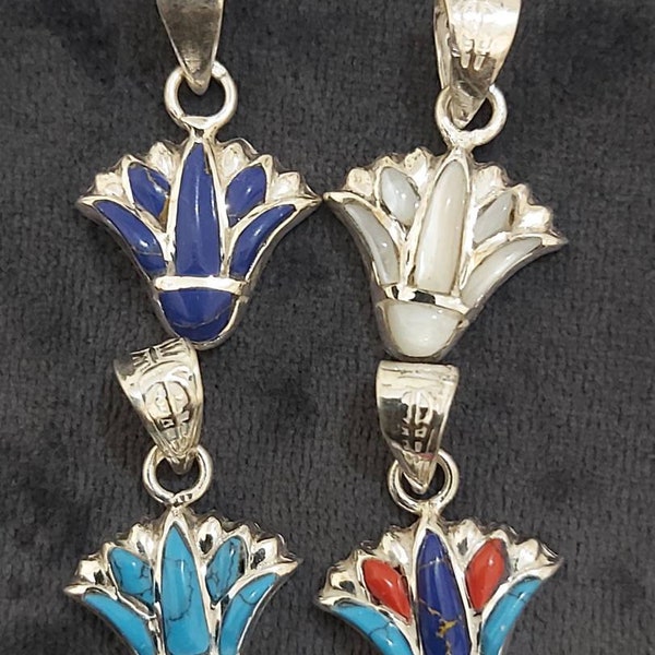 Lotus Flower Pendant - Etsy