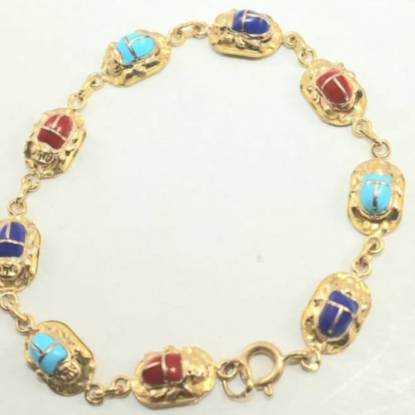 Scarab Bracelet - Etsy