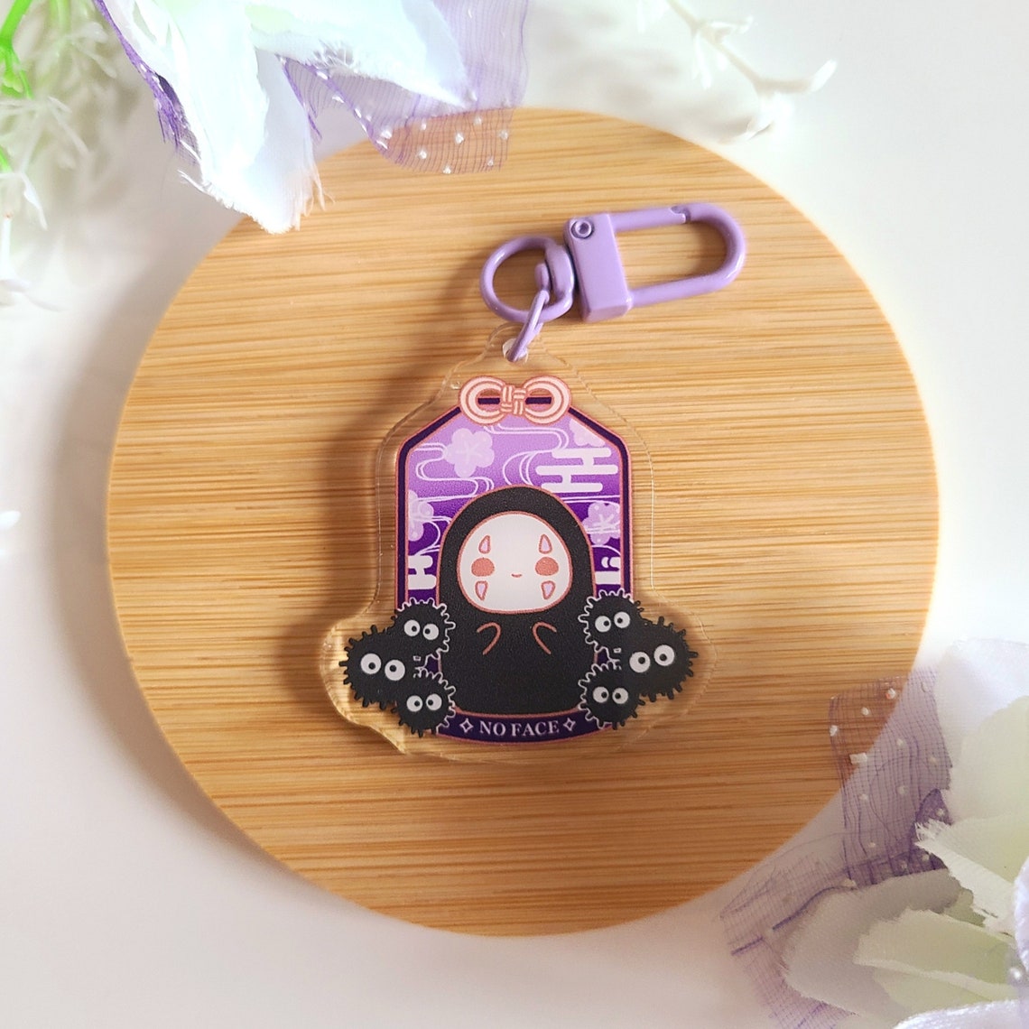 Japanese Animation Omamori Protection Amulet Keychain | 2" Cute Kawaii ...