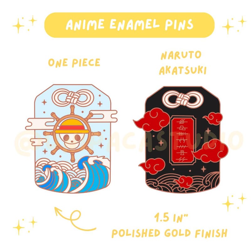 Akatsuki Enamel Pins - Etsy