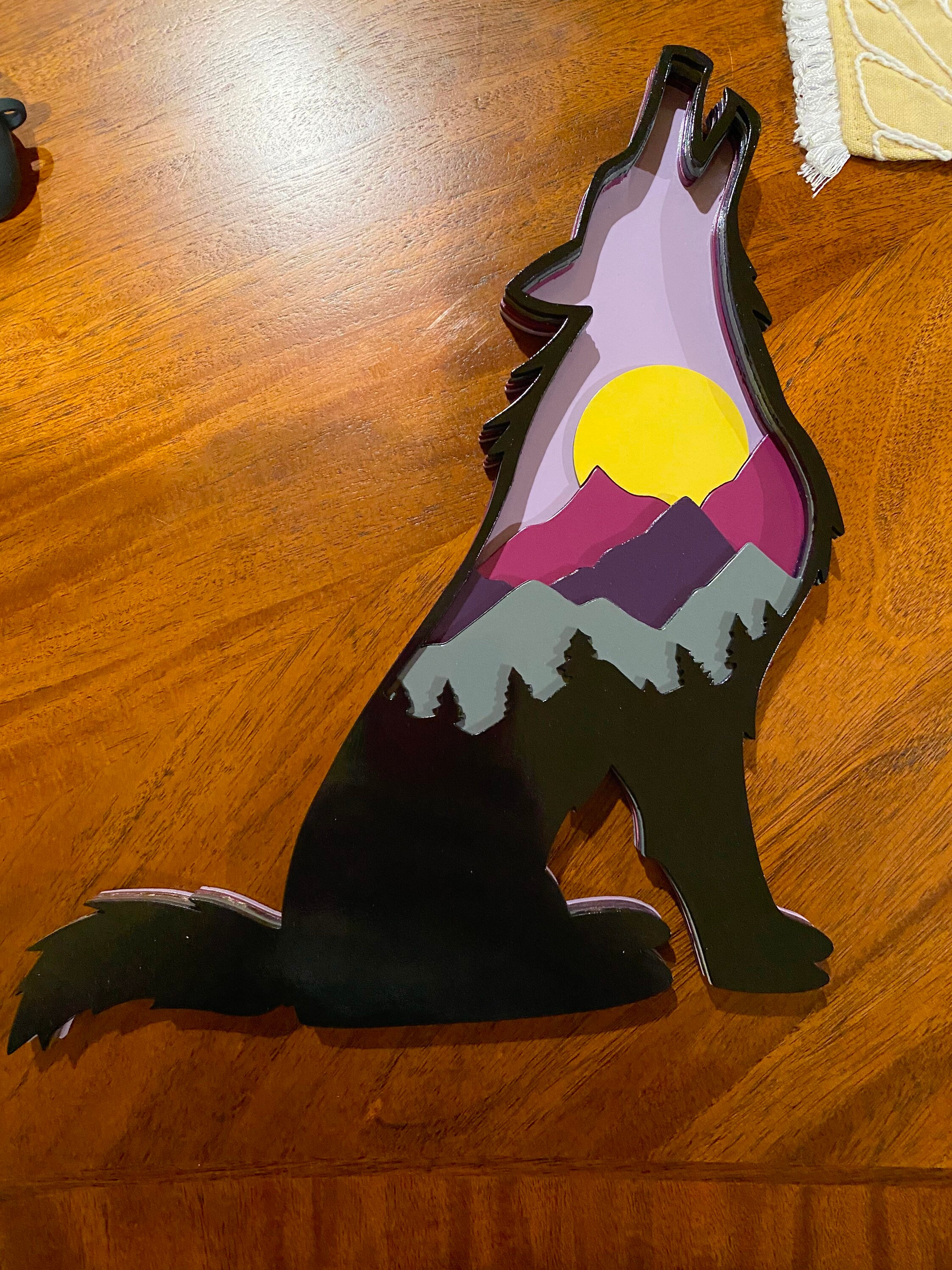 The Howling Wolf Laser Cut Digital Files - Etsy