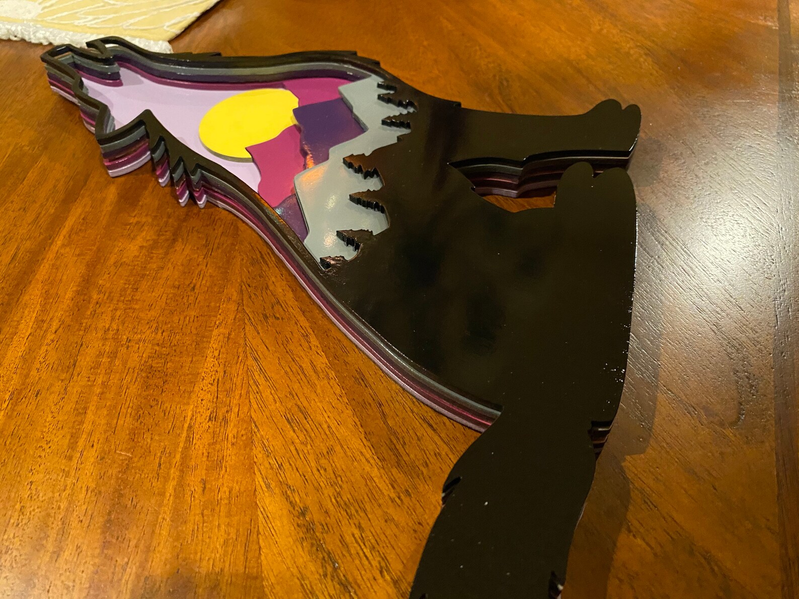 The Howling Wolf Laser Cut Digital Files - Etsy