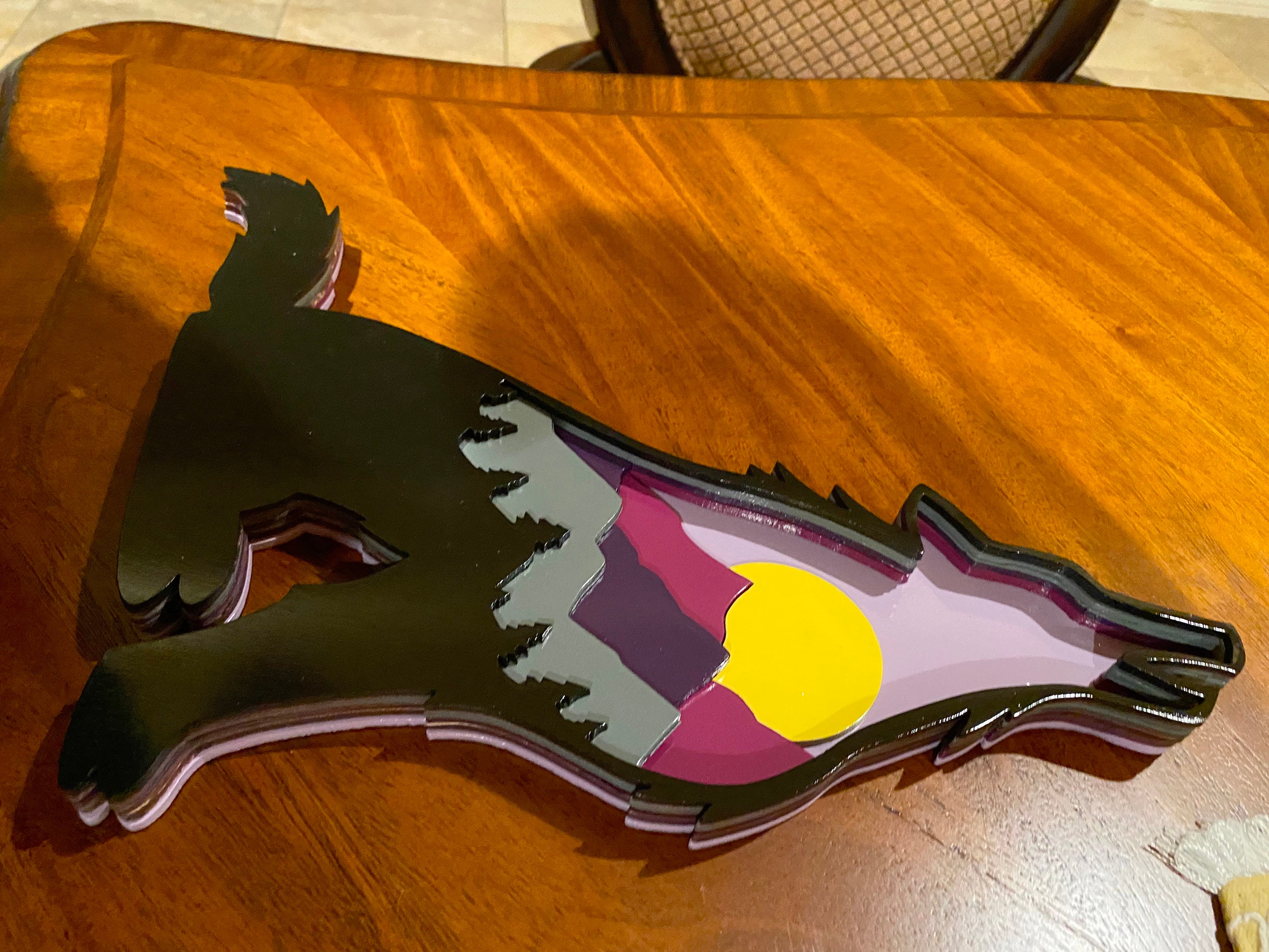 The Howling Wolf Laser Cut Digital Files - Etsy