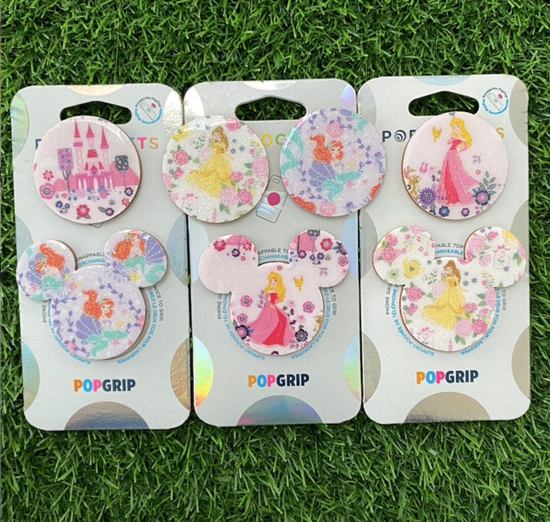 Mickey Minnie Inspired Disney Princess Popsockets With - Etsy