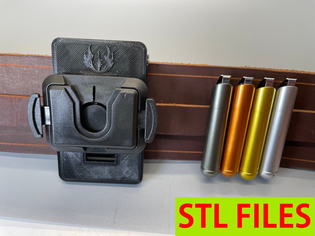 Jedi Lightsaber Covertec Belt Clip - 3D Printable Files - Etsy