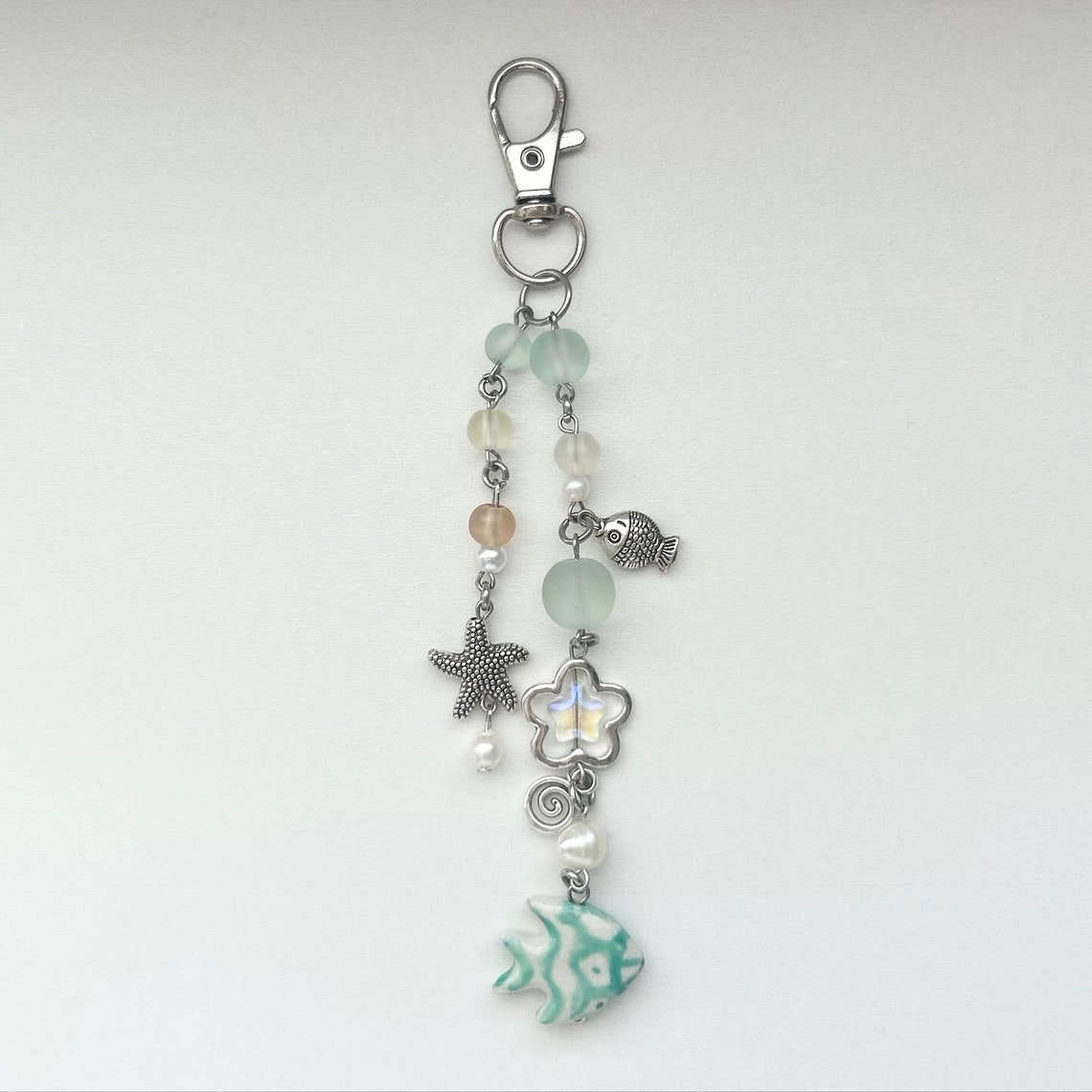 Aquatic Dreams Keychains Cute Sea Themed Keychains - Etsy