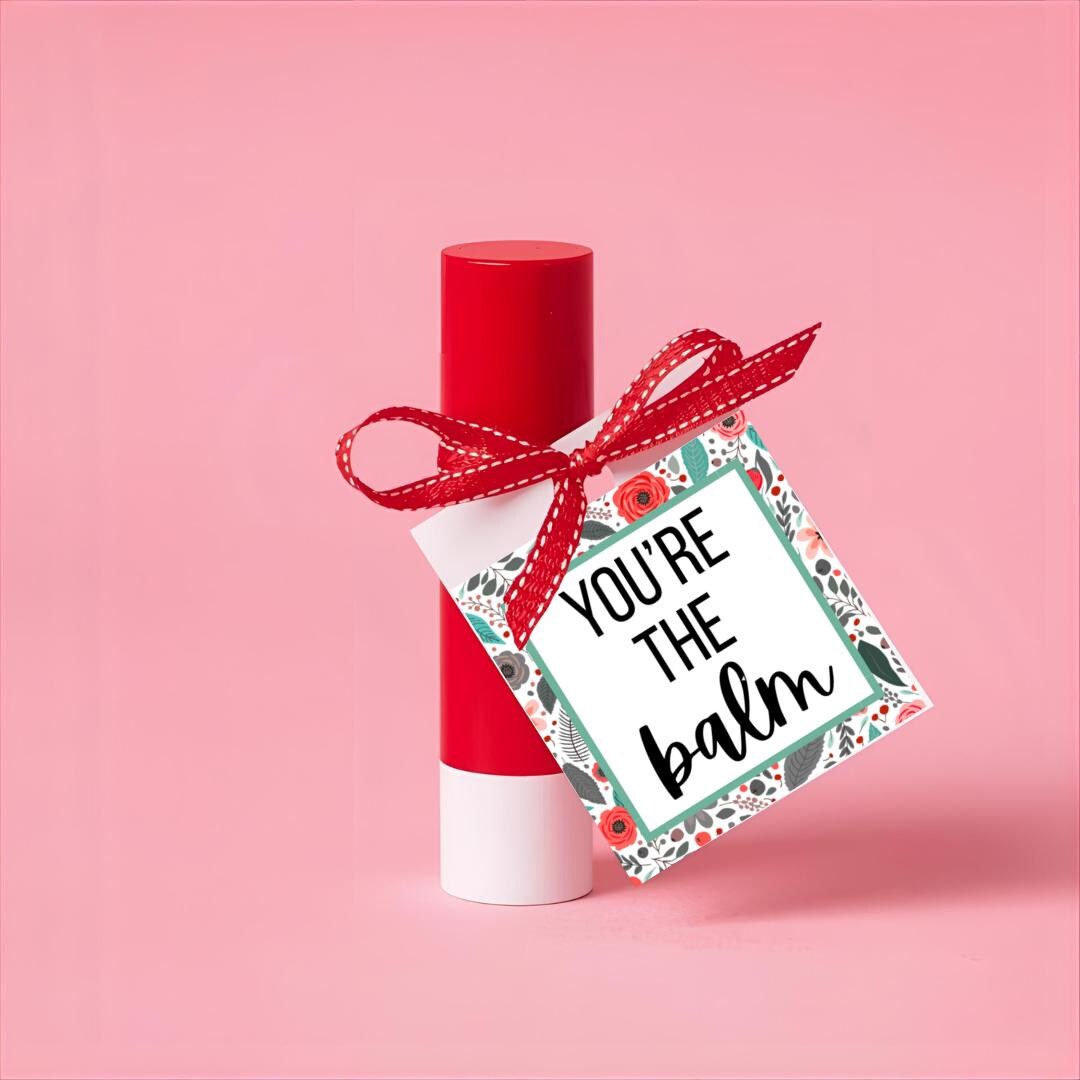 Chapstick Gift Tag - Etsy