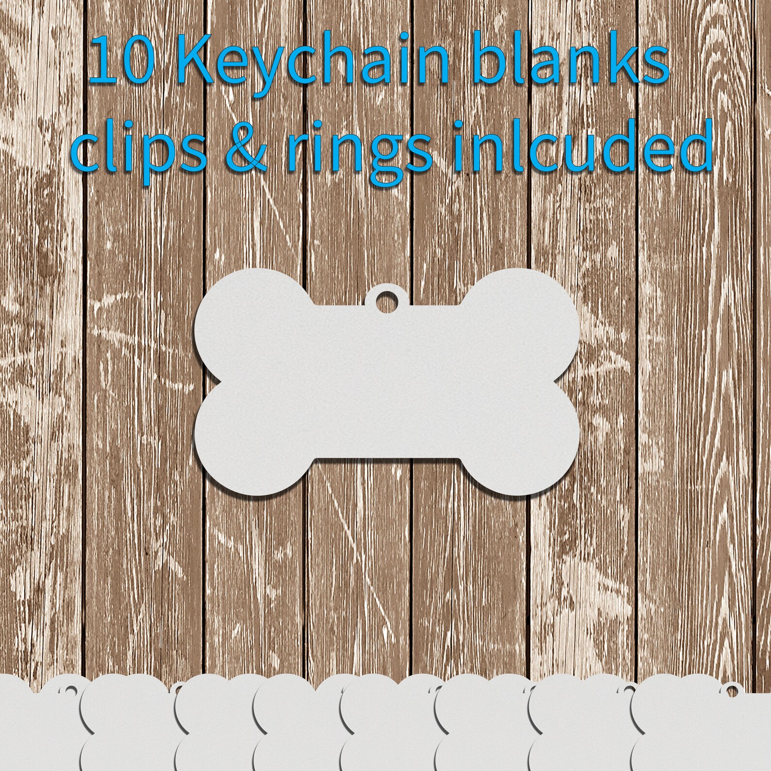 Dog Bone Keychain Sublimation Blanks Set of 10 Free - Etsy