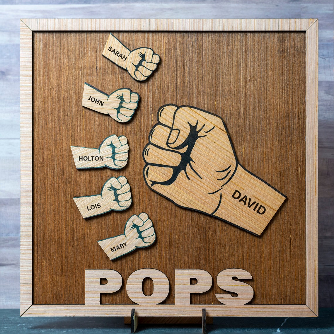 Large 16x16 Fist Bump Custom Sign for Dad Fathers - Etsy