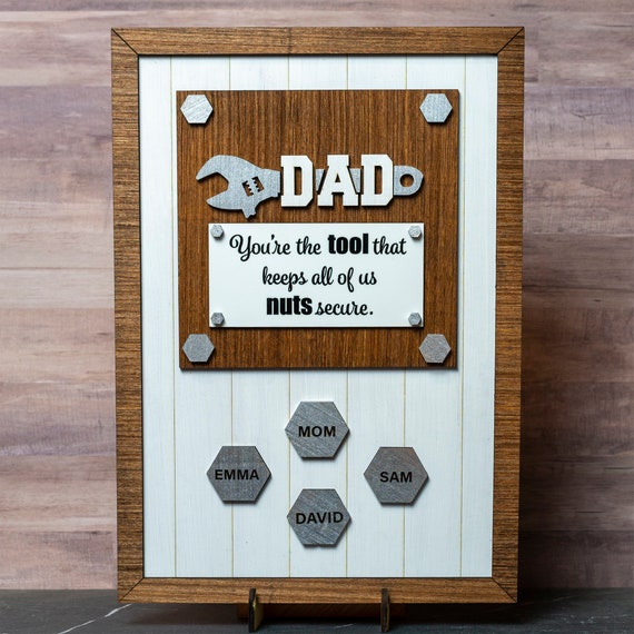 Funny Father's Day Sign Personalized Father's Day - Etsy