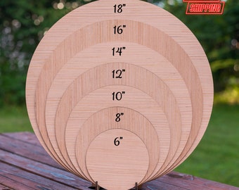 Wood Circle Cutouts - Etsy