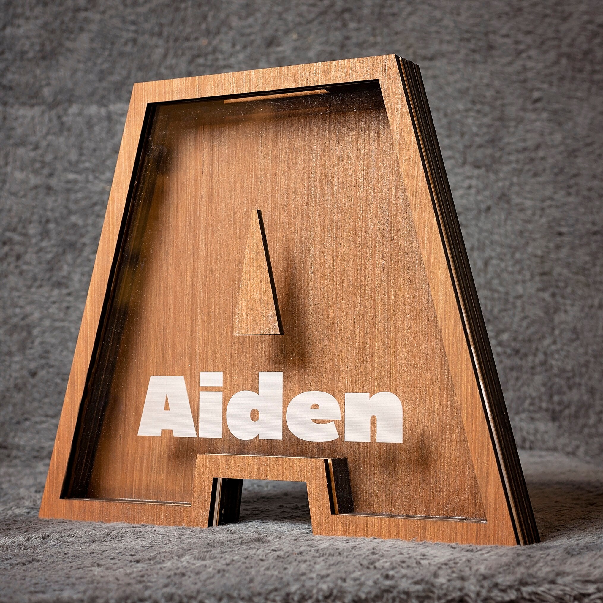 Personalized Wood Letter Bank Kid's Piggy Bank With Name - Etsy
