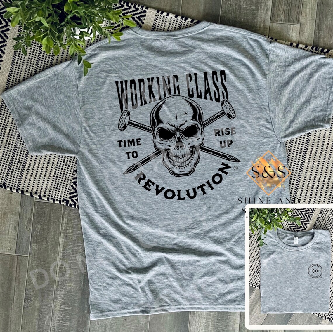 Working Class Revolution Shirt | Blue Collar Shirt - Etsy
