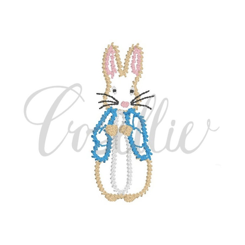 Mini Peter Rabbit Outline Embroidery Design, Beatrix Potter, Peter ...