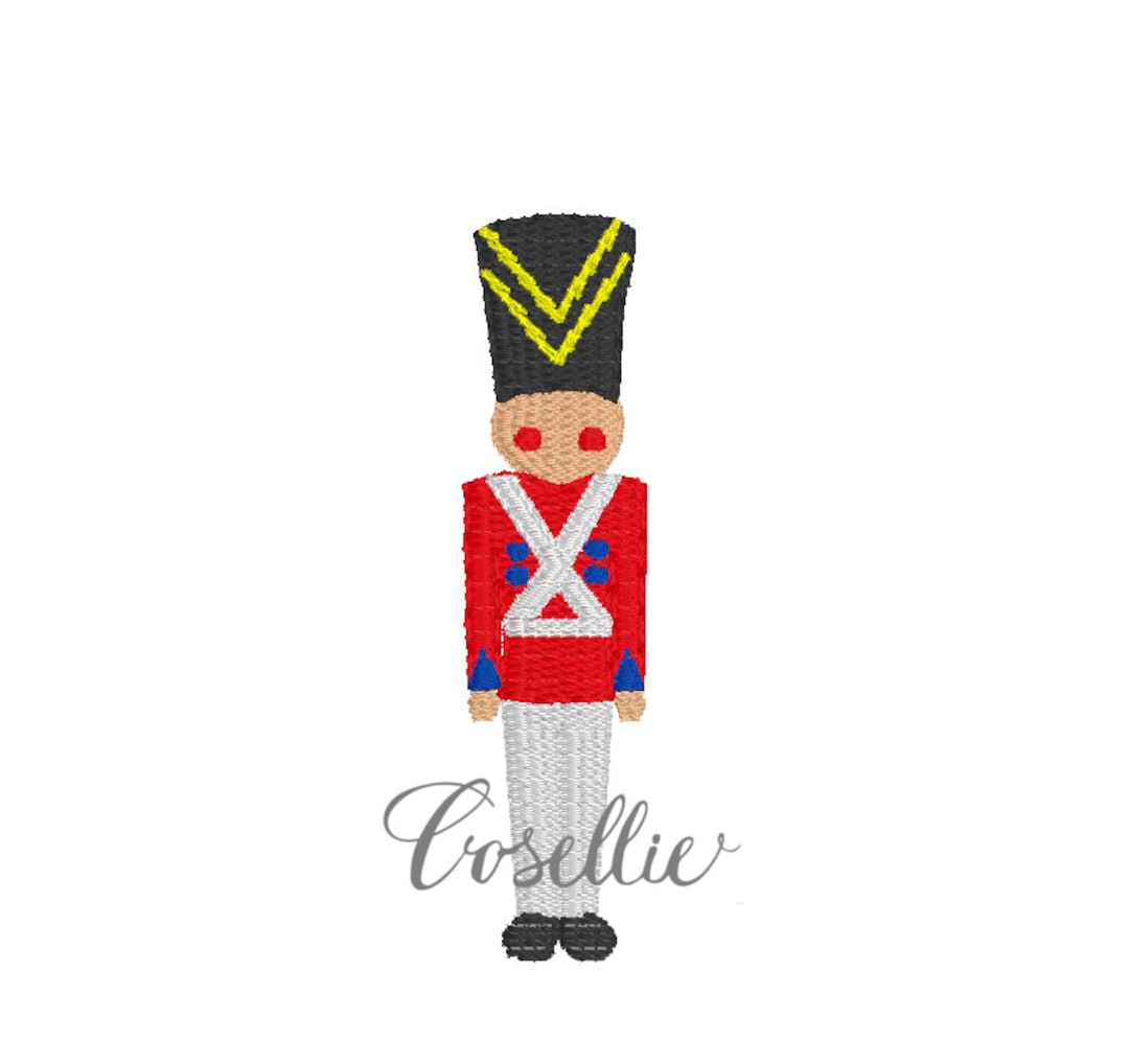 Mini Toy Soldier Embroidery Design - Etsy