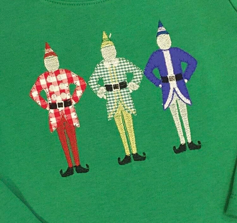 Elves Embroidery Design - Etsy