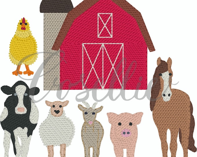Mini Plush Farm Animal Party Favors - Etsy