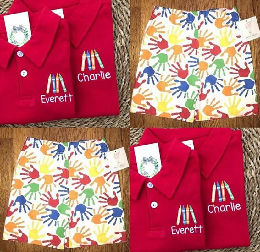 Mini Crayons Embroidery Design Crayons Vintage Crayons Back - Etsy