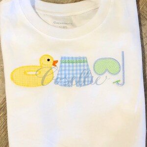 Boy Pool Trio Embroidery Design, Boy Summer Embroidery Design, Swimsuit ...