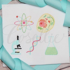 Science Build Your Own Embroidery Design, Science, School, School ...