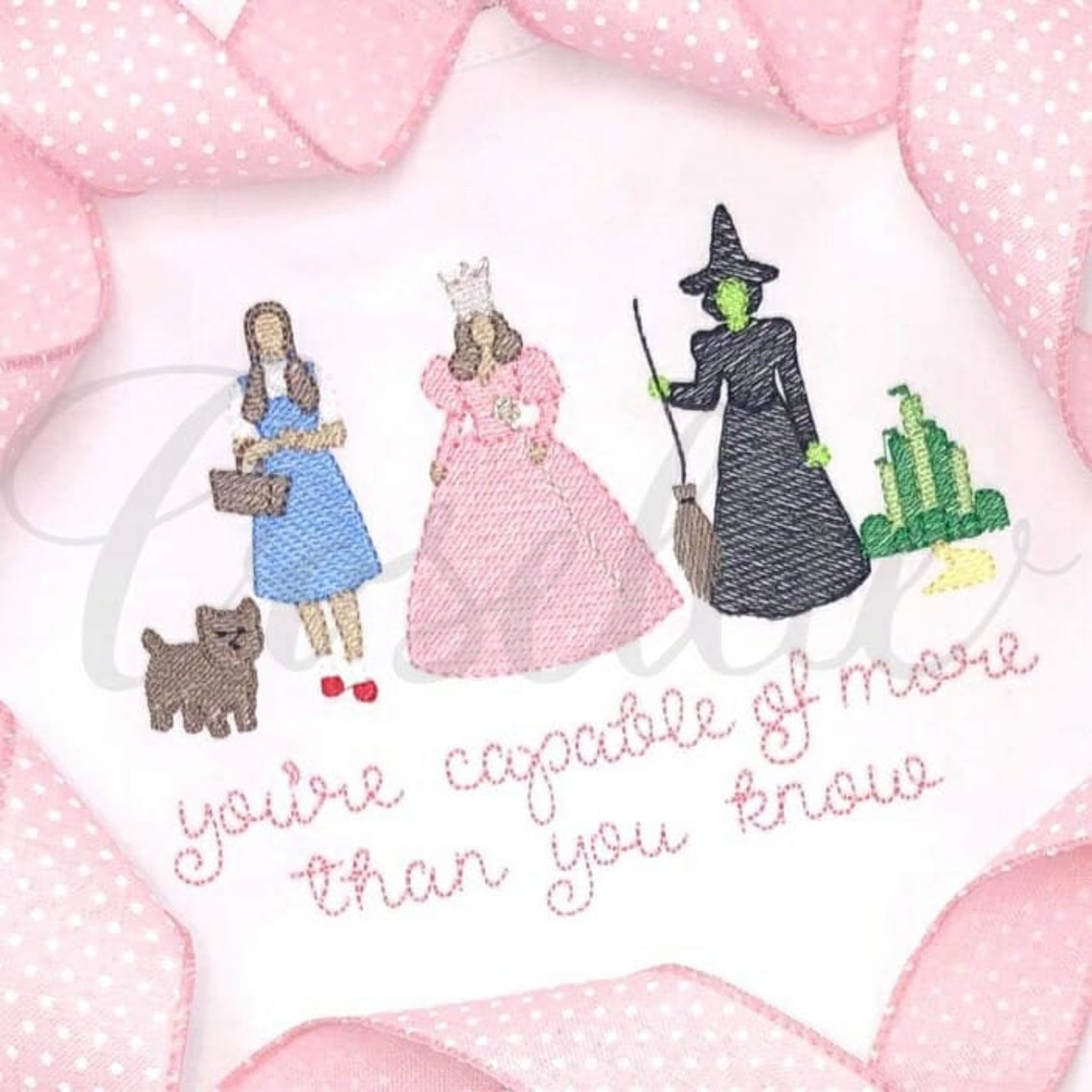 Wonderful Wizard of Oz Sketch Embroidery Design Build Your - Etsy