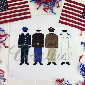 Marine Uniform Embroidery Design, Marine Embroidery Design, Mini Design ...