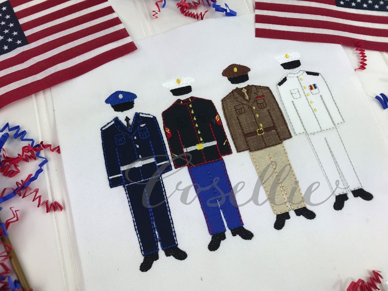 Marine Uniform Embroidery Design, Marine Embroidery Design, Mini Design ...