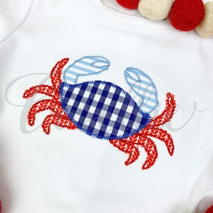Crab Applique Embroidery Design - Sea Animal Embroidery Design ...