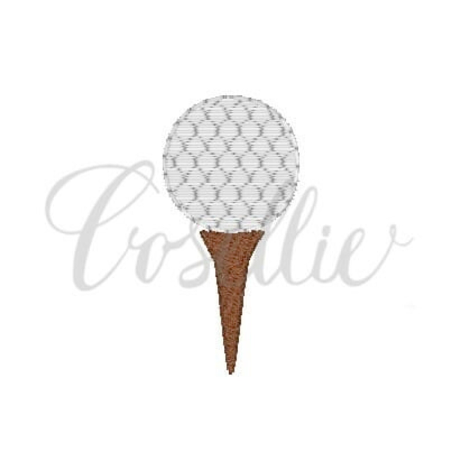 Mini Golf Ball Embroidery Design, Golf Embroidery Design, Golf, Golf ...