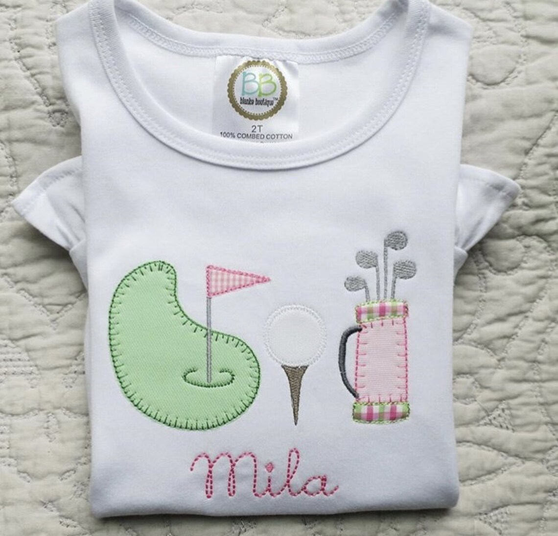 Golf Trio Applique Embroidery Design, Golf Embroidery Design, Golf ...