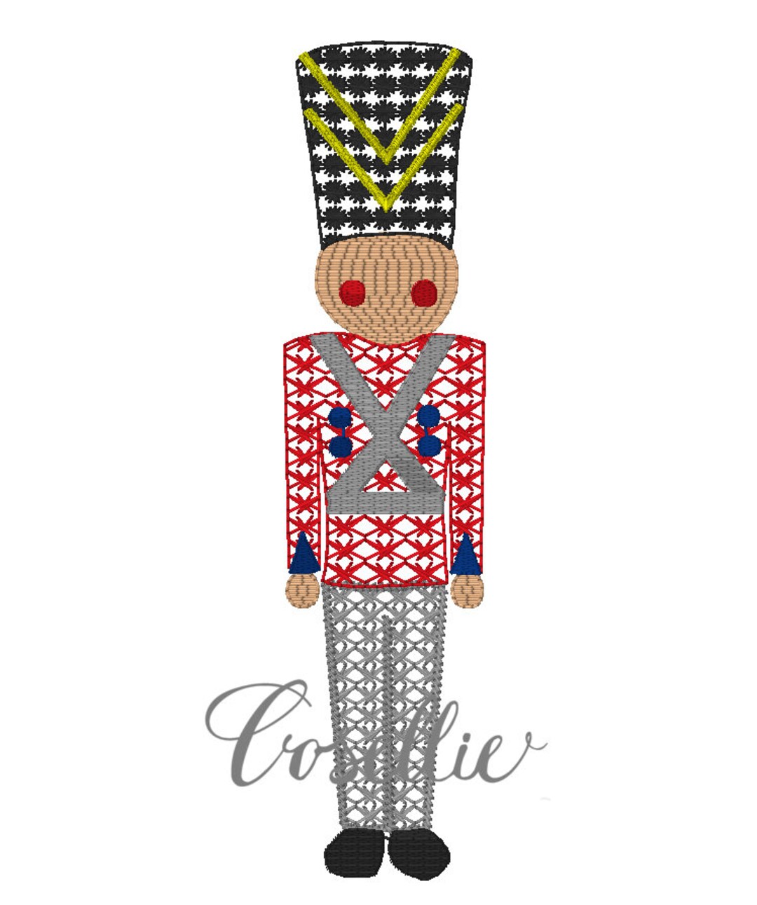 Toy Soldier Embroidery Design - Etsy
