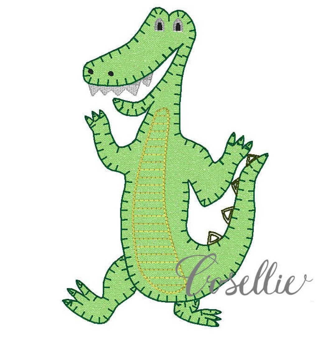 Gator Embroidery Design - Football Embroidery Design - Gator Embroidery ...