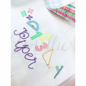 Math Build Your Own Embroidery Design, Math, School, School Subject ...