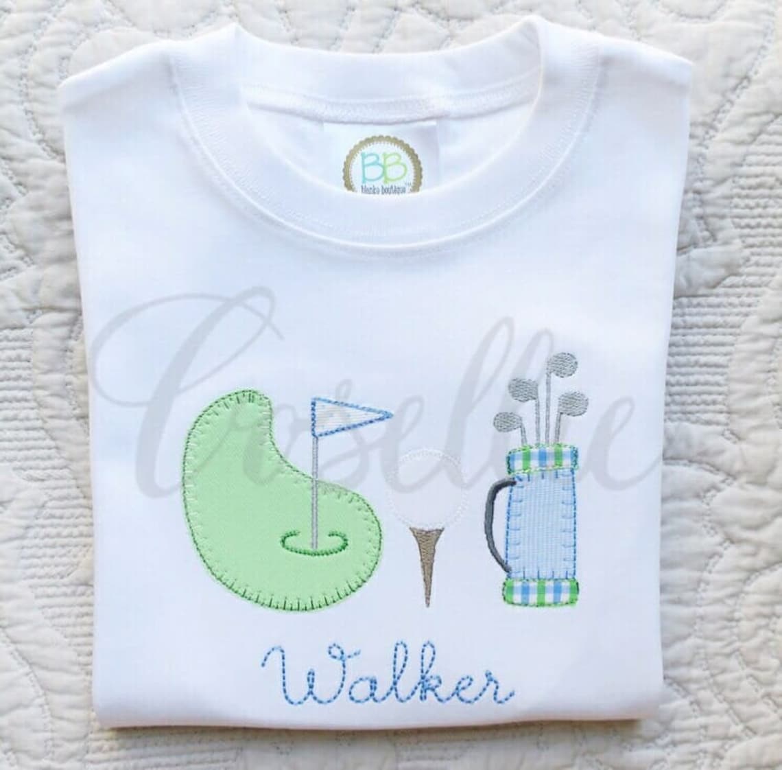 Golf Trio Applique Embroidery Design, Golf Embroidery Design, Golf ...