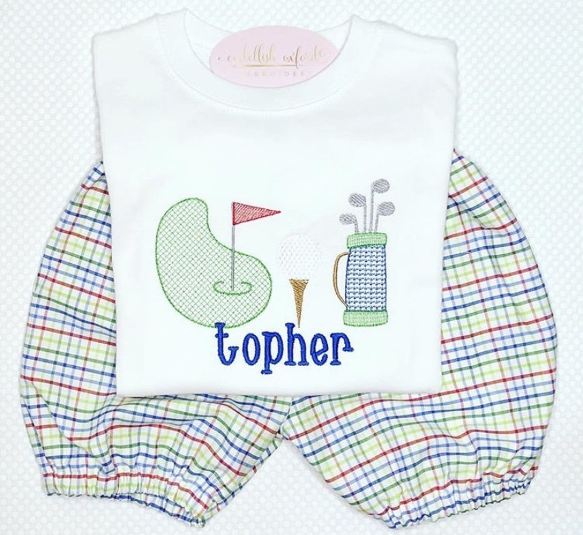 Golf Trio Sketch Embroidery Design, Golf Embroidery Design, Golf, Golf ...