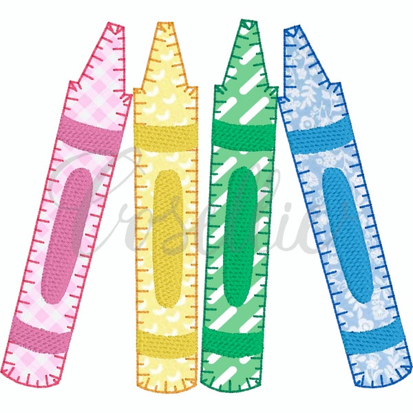 Applique Crayon - Etsy