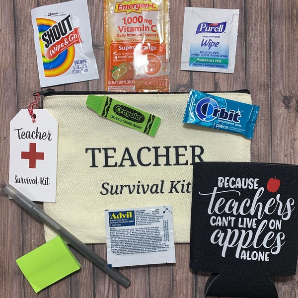Teacher Appreciation Emergency Kit - Etsy