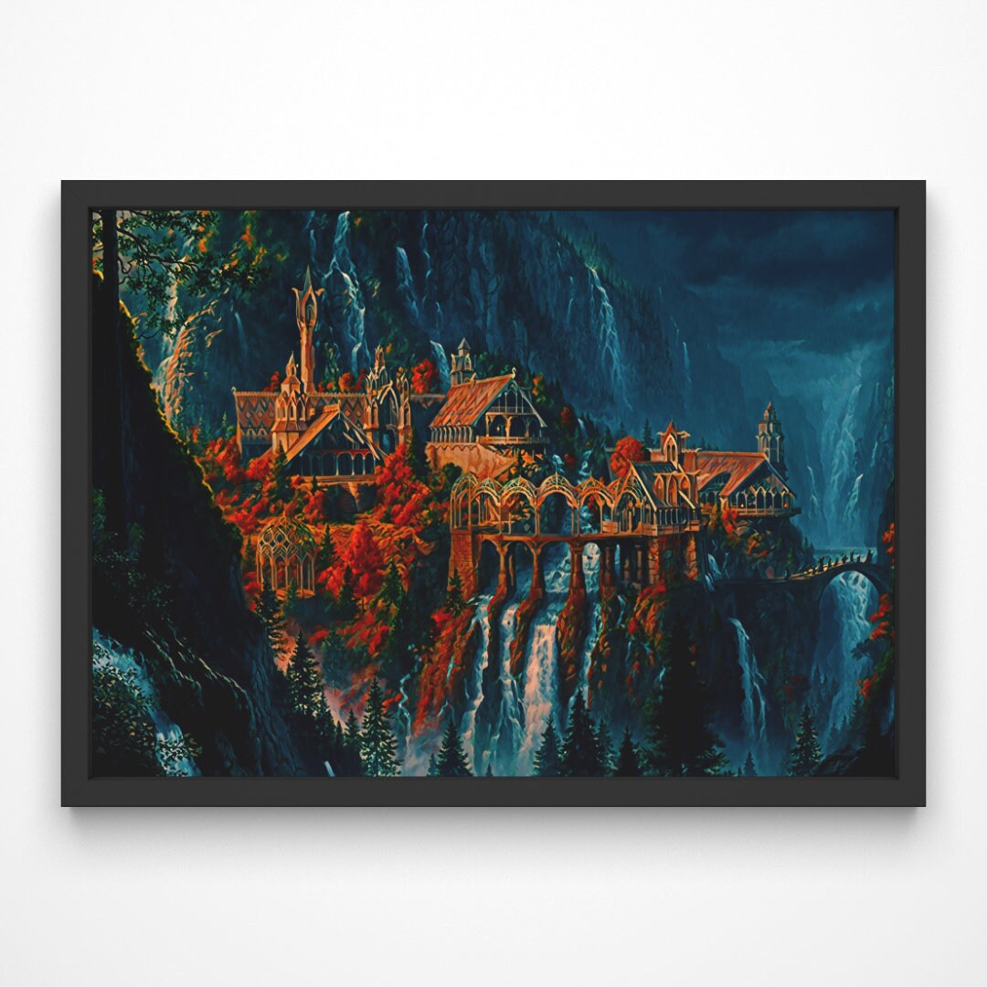 Rivendell Inspired A3 Art Print - Etsy