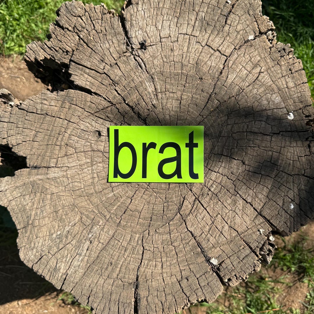 Charli XCX “brat” Sticker - Etsy