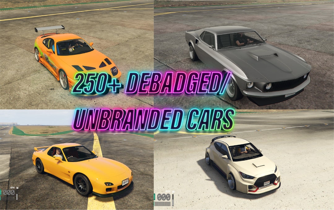 GTA V Vehicle Pack: 250 Cars Fivem Ready Optimized Realistic Handling ...
