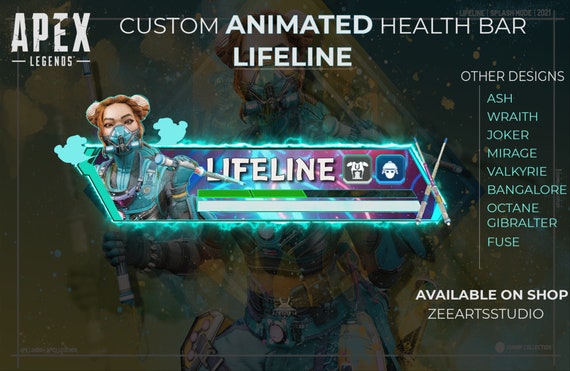 Customizable animated Lifeline Apex Legends Custom Health - Etsy Customizable animated Lifeline Apex Legends Custom Health - Etsy