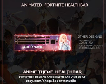 Animated Anime Character Custom Apex Legends Health Bar - Etsy